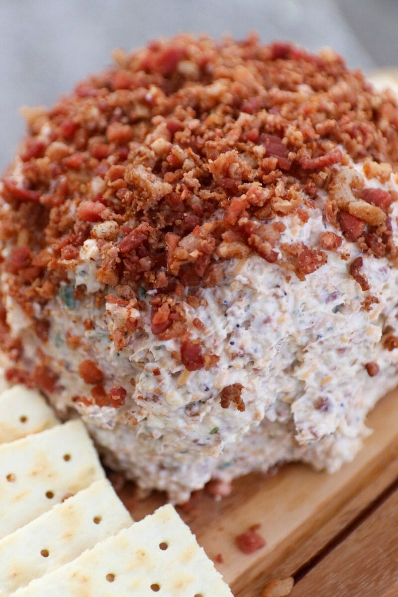 Bacon and Ranch Cheeseball - JCP Eats
