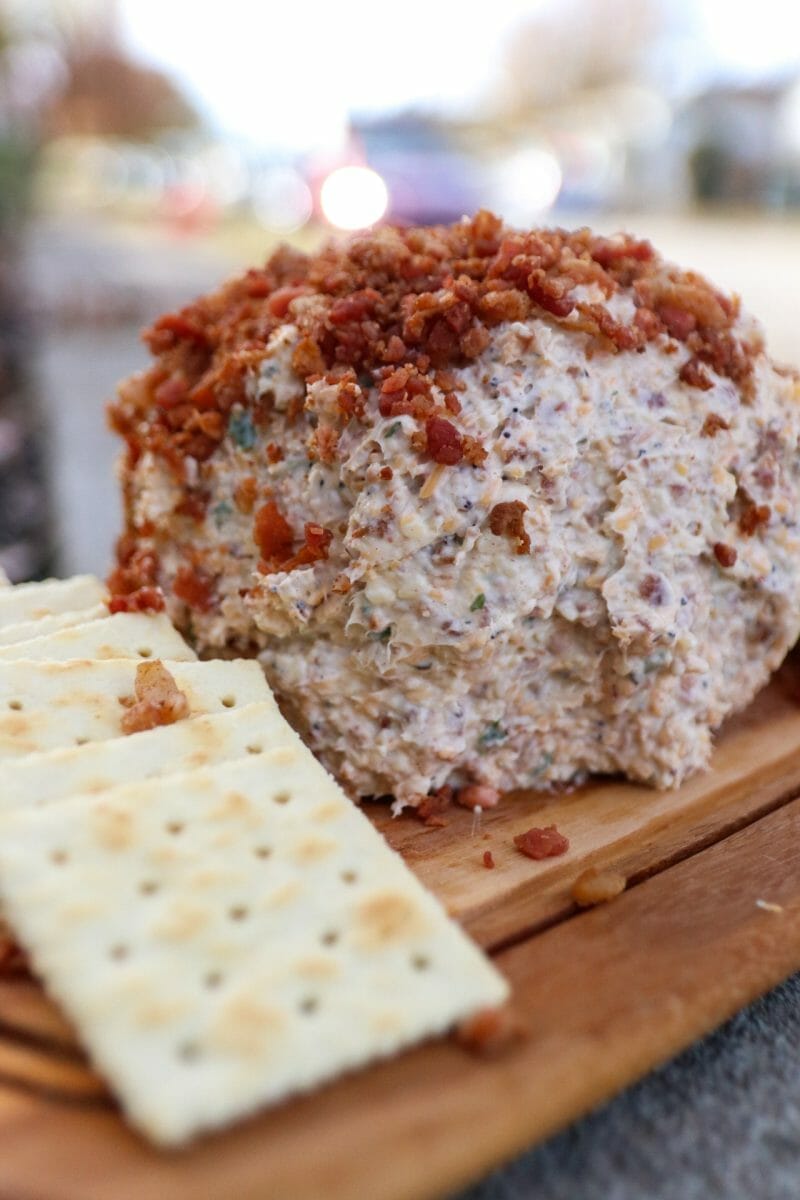 Bacon and Ranch Cheeseball - JCP Eats