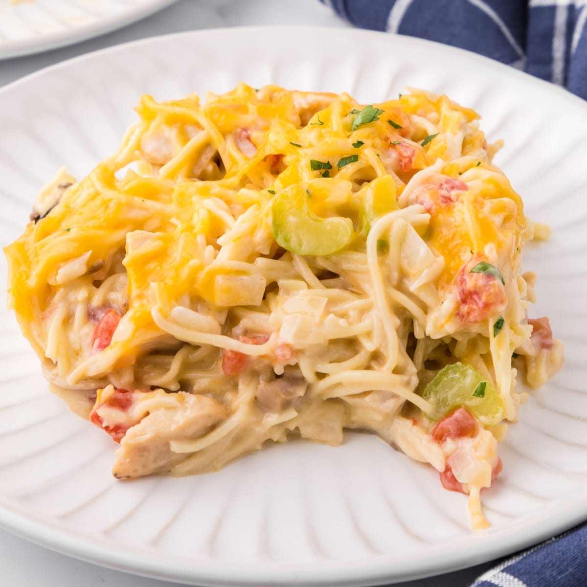Cheesy Chicken Spaghetti - JCP Eats