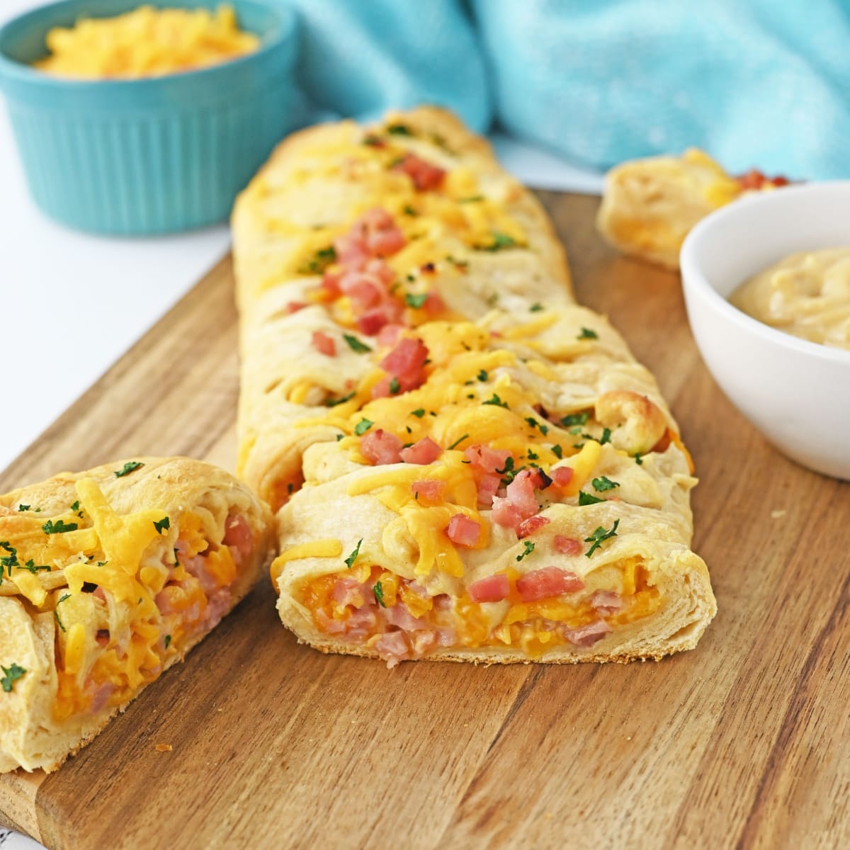 Ham and Cheese Crescent Braid - JCP Eats