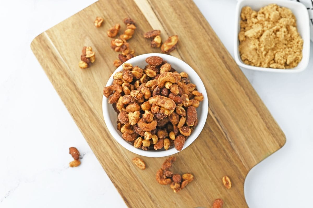 Crock Pot Candied Nuts - JCP Eats