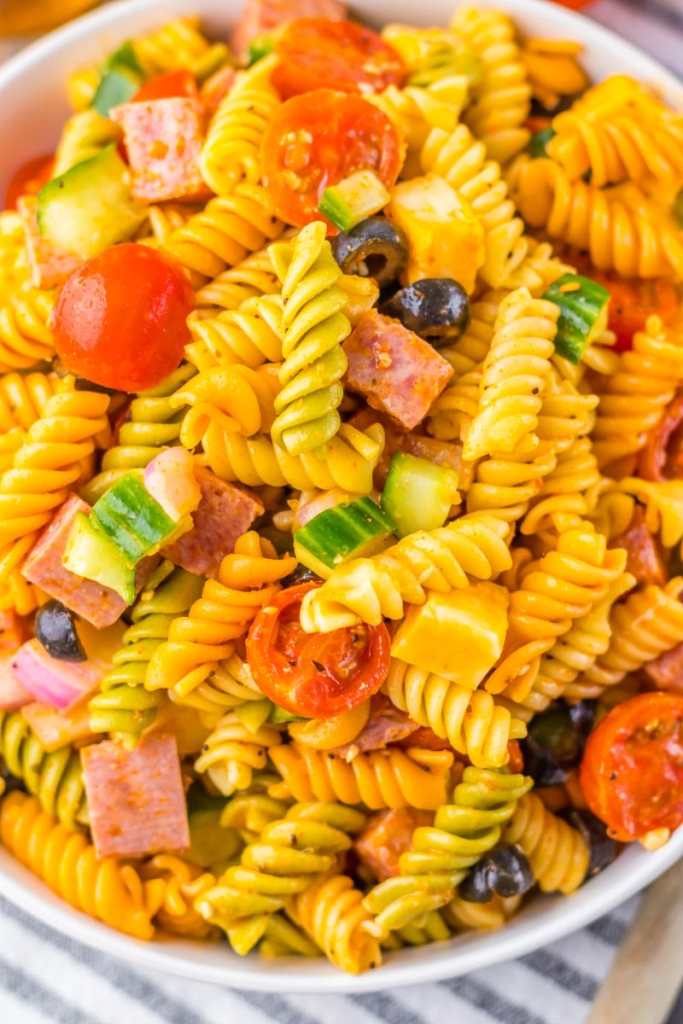 Tri Color Pasta Salad - JCP Eats
