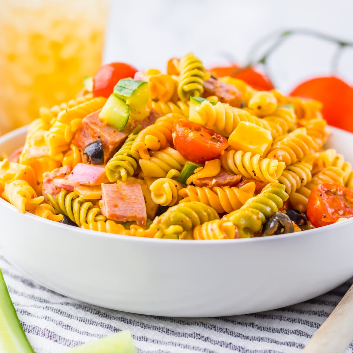 Tri Color Pasta Salad - JCP Eats
