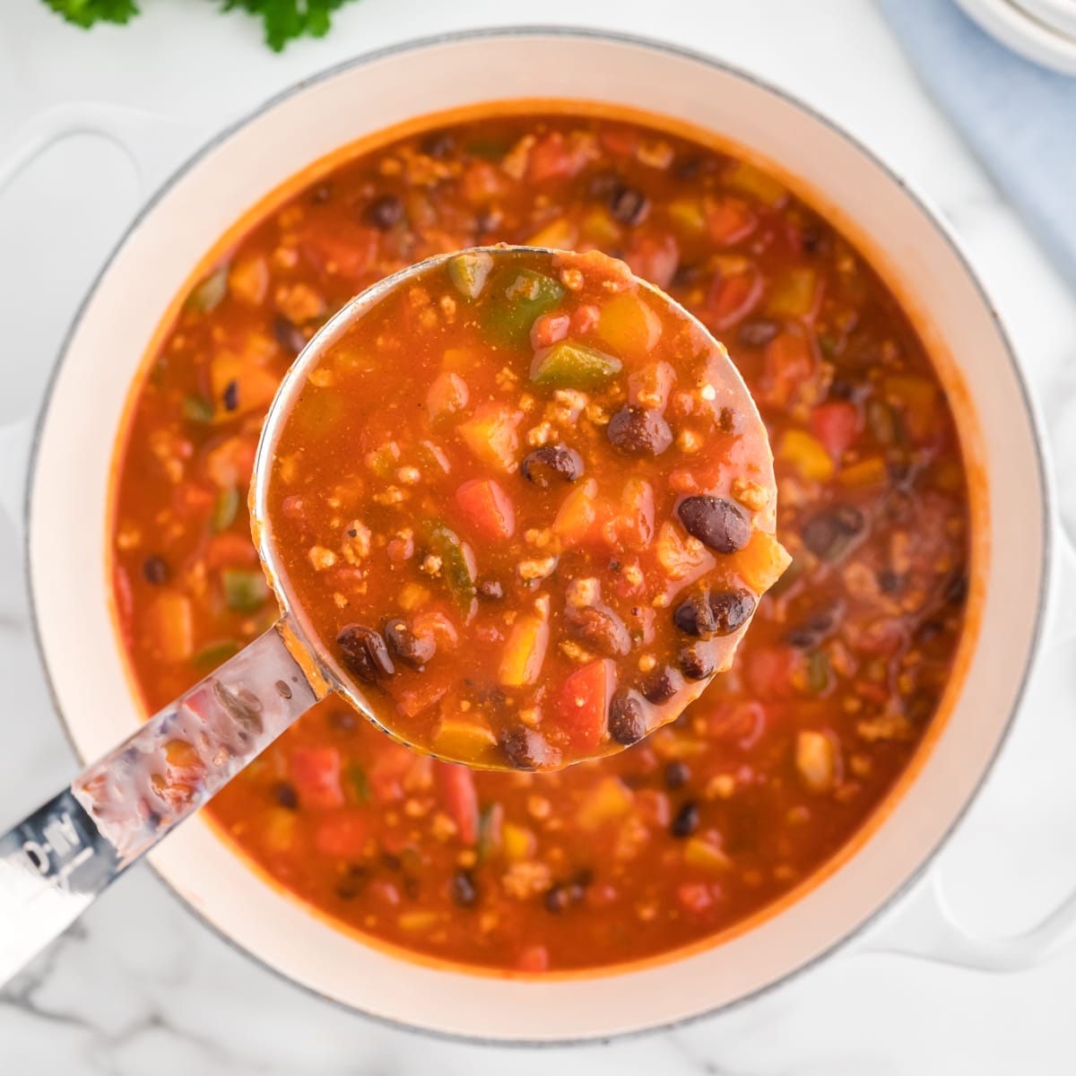 Turkey Bell Pepper Chili - JCP Eats