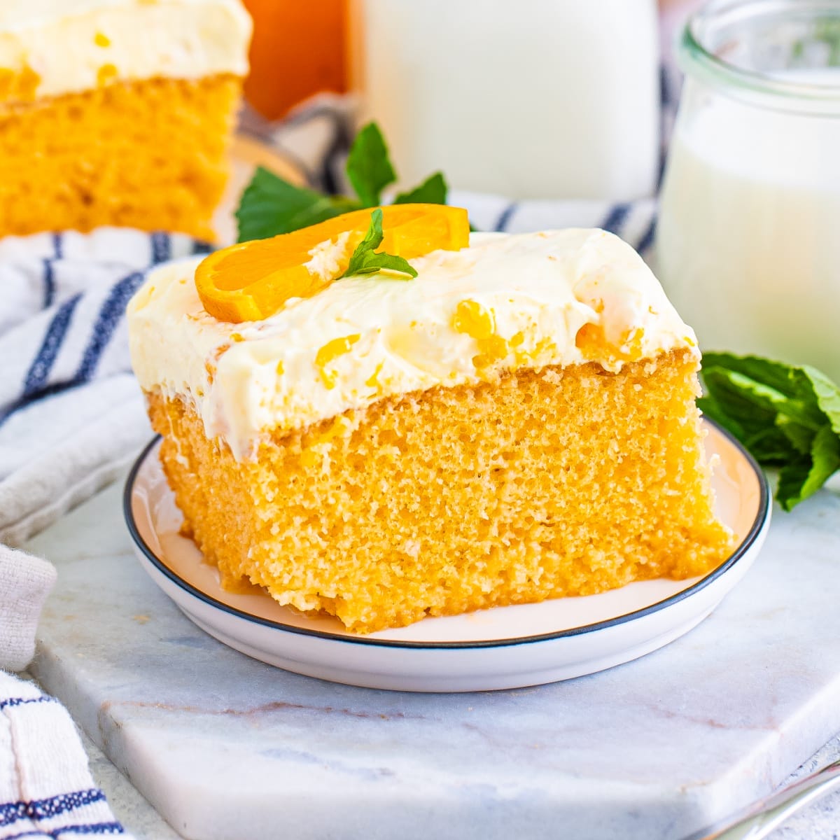 Orange Poke Cake - JCP Eats