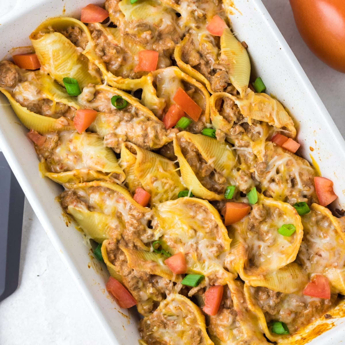 Taco Stuffed Shells - JCP Eats